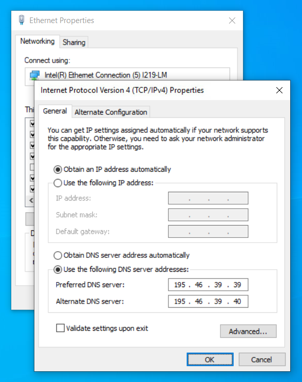 Using public DNS servers – Keenetic