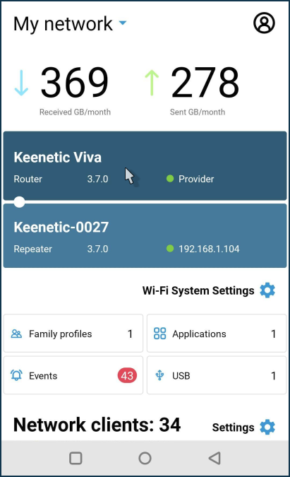 Setting up your Keenetic via the mobile application – Keenetic