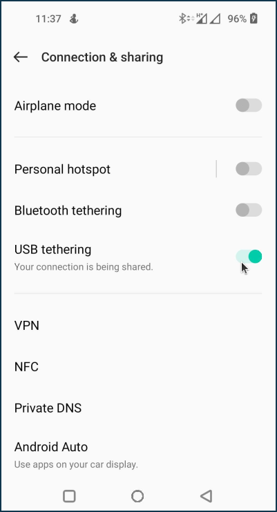 Connecting your phone as a modem to a Keenetic router's USB port – Keenetic