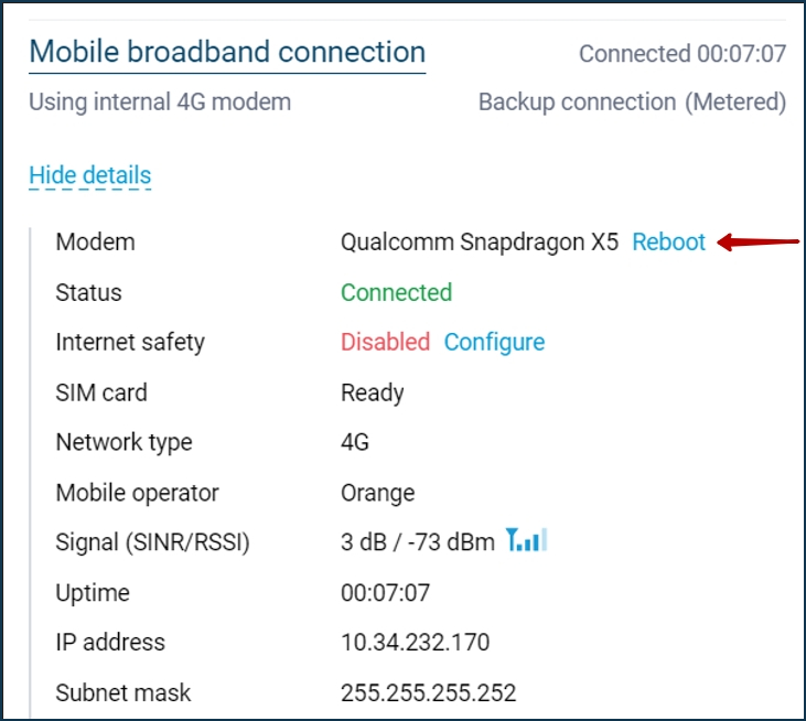 How to restart a USB modem connected to a Keenetic router – Keenetic
