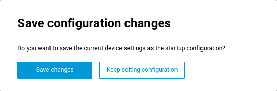 Using the web Interface in fail-safe configuration mode – Keenetic
